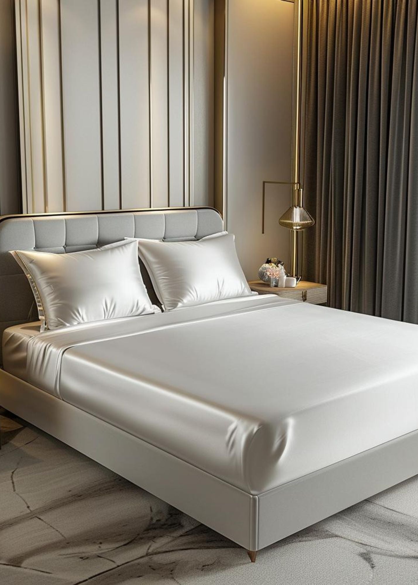 Satin Fitted Sheet – Coolbeds